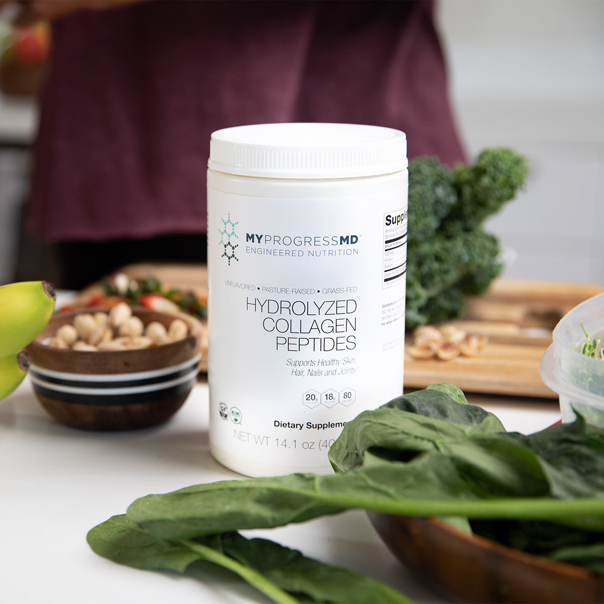 Hydrolyzed Collagen Peptides Supplement | MyProgressMD